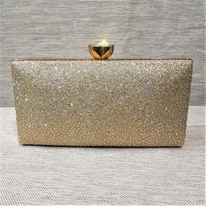 Elegant gold party purse with AB stones – thestyleinccanada
